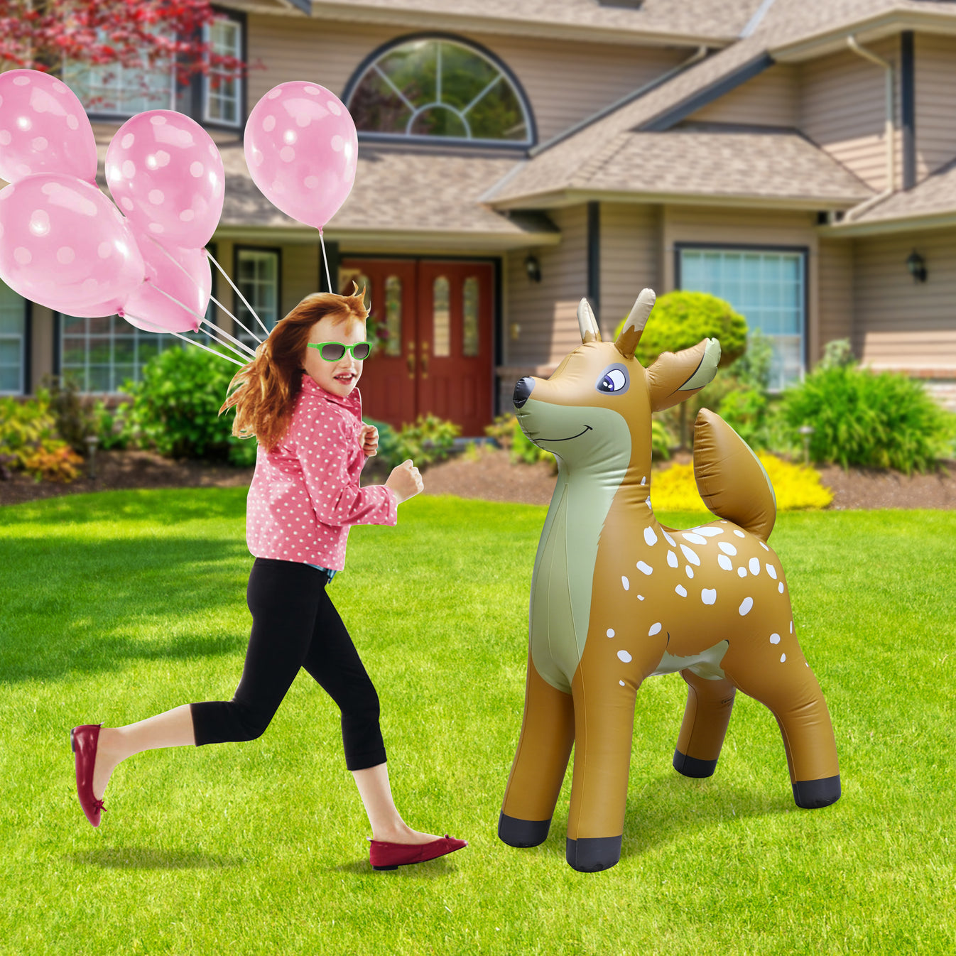 Inflatable Deer Animals, 36 inch Tall [AN-DEER3], by Jet Creations ...