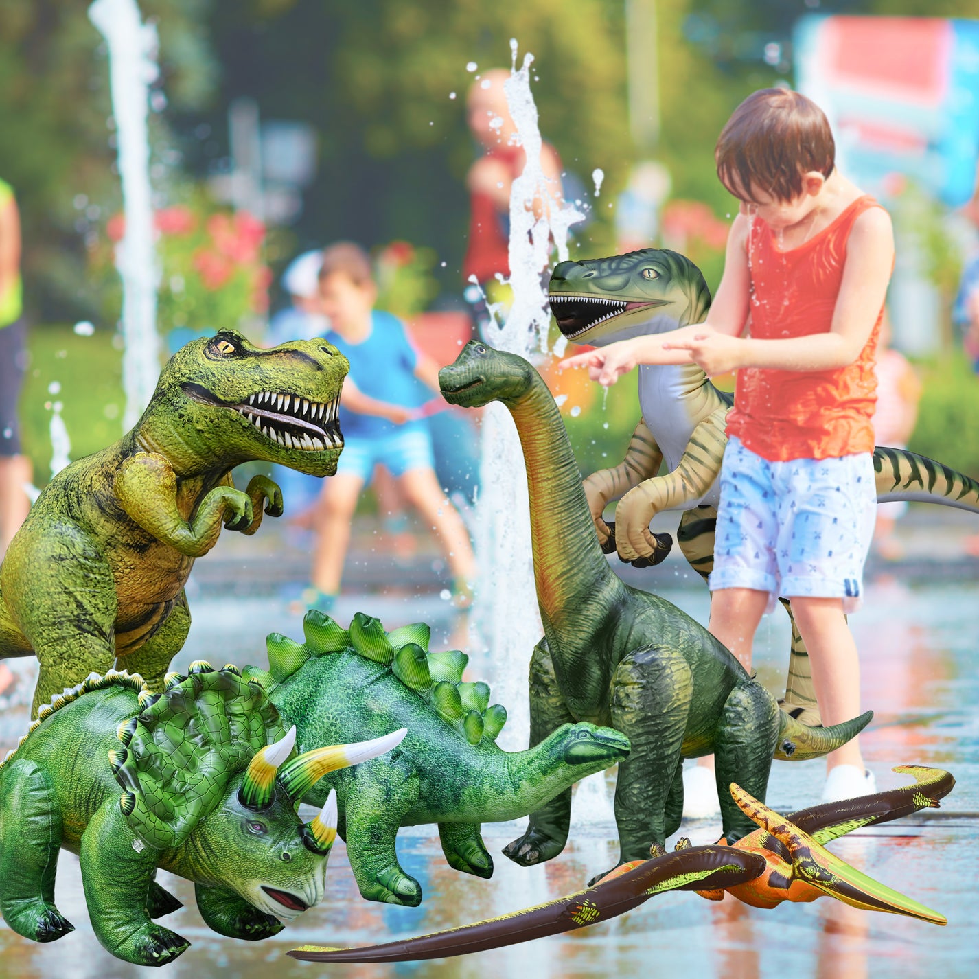 Inflatable 6-pack Dinosaurs Collection – Jet Creations Inc.