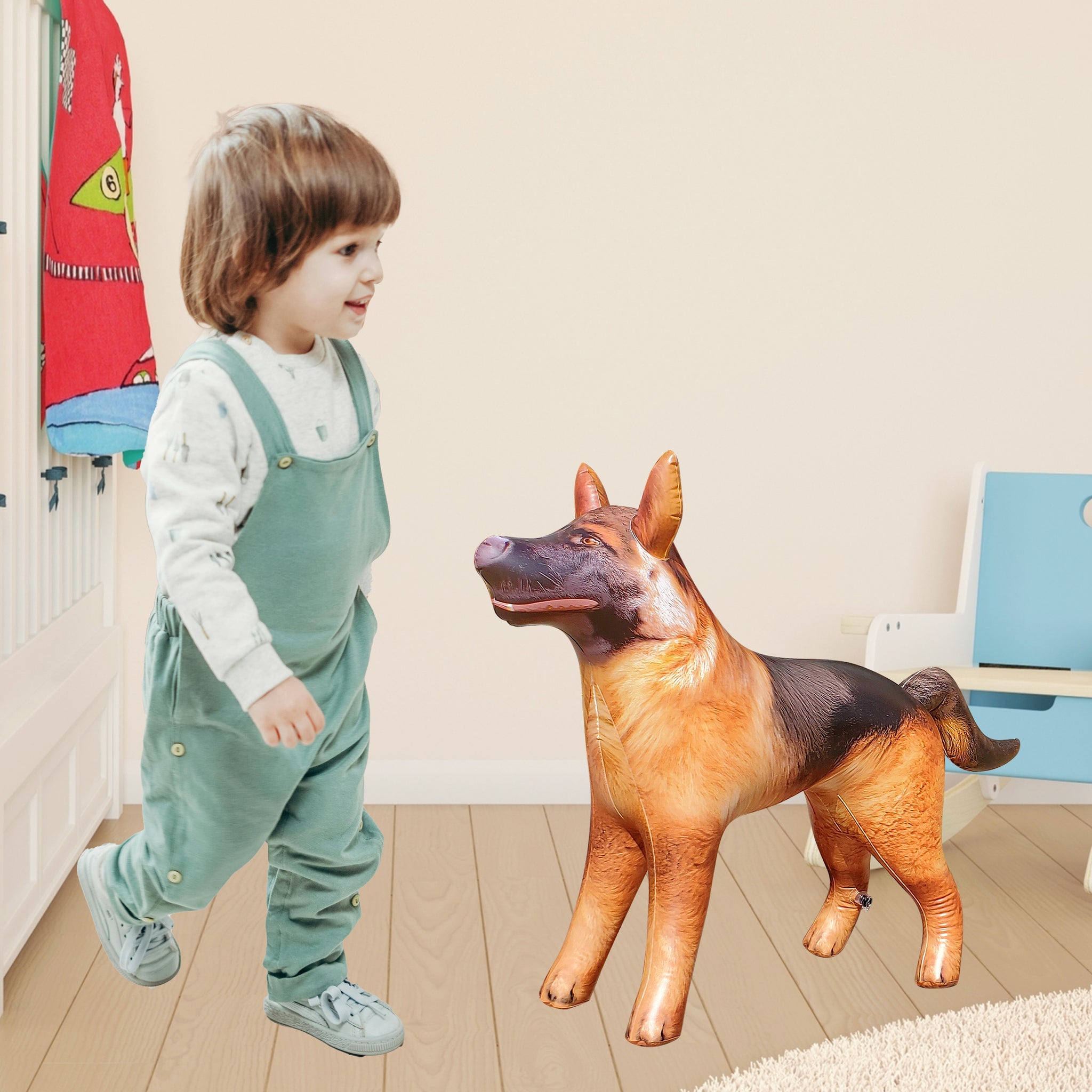 Jet Creations German Shephard Dog Inflatable, 43" Long [AN-SHEPHERD ...